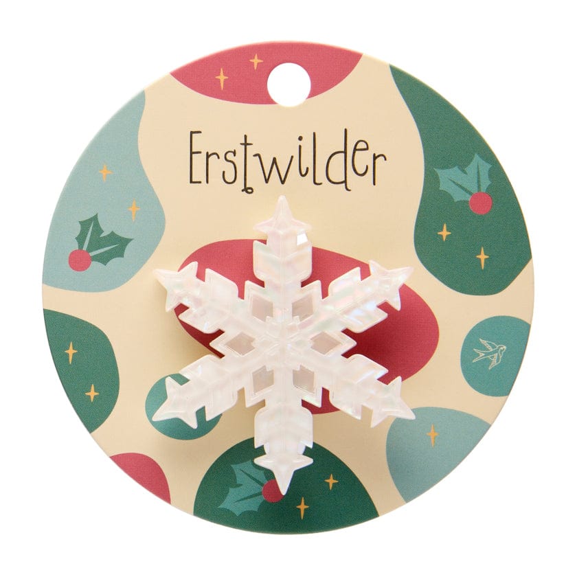 Snowflake Simplified Mini Brooch – Erstwilder Museum