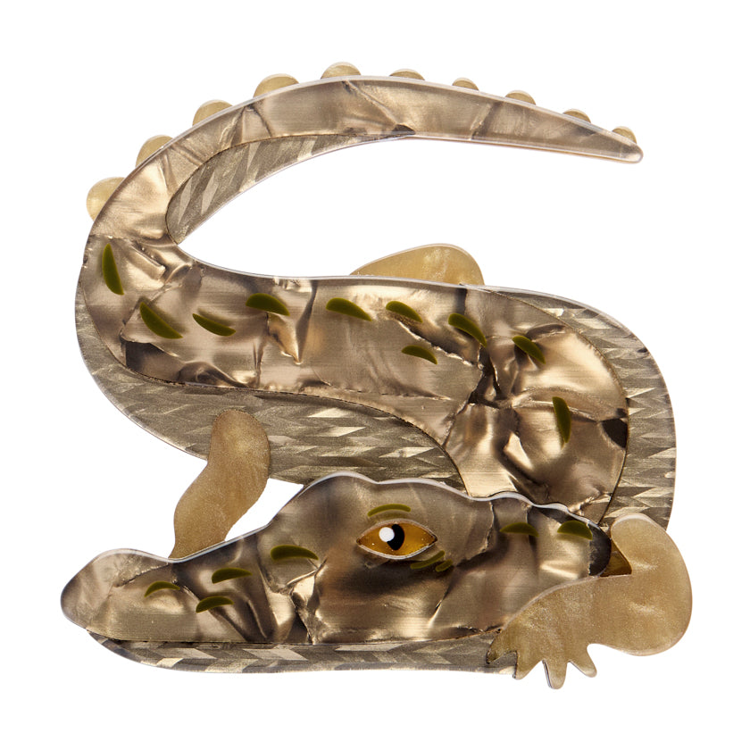 Crikey the Saltwater Crocodile Brooch – Erstwilder Museum